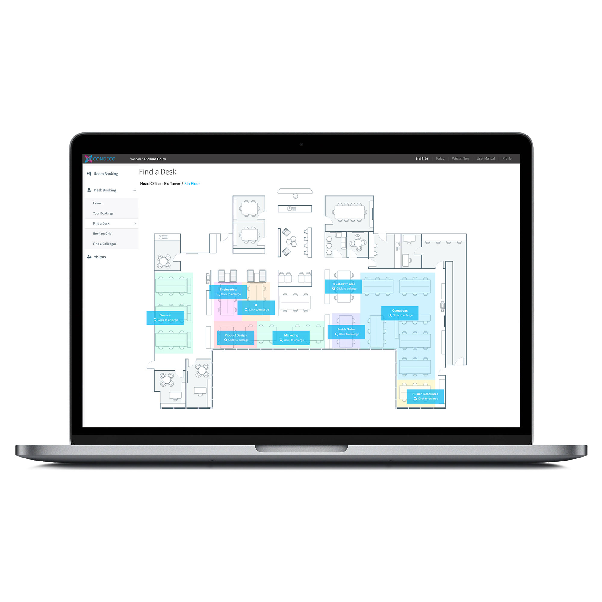 Desk Booking Software By Condeco | Innerspace