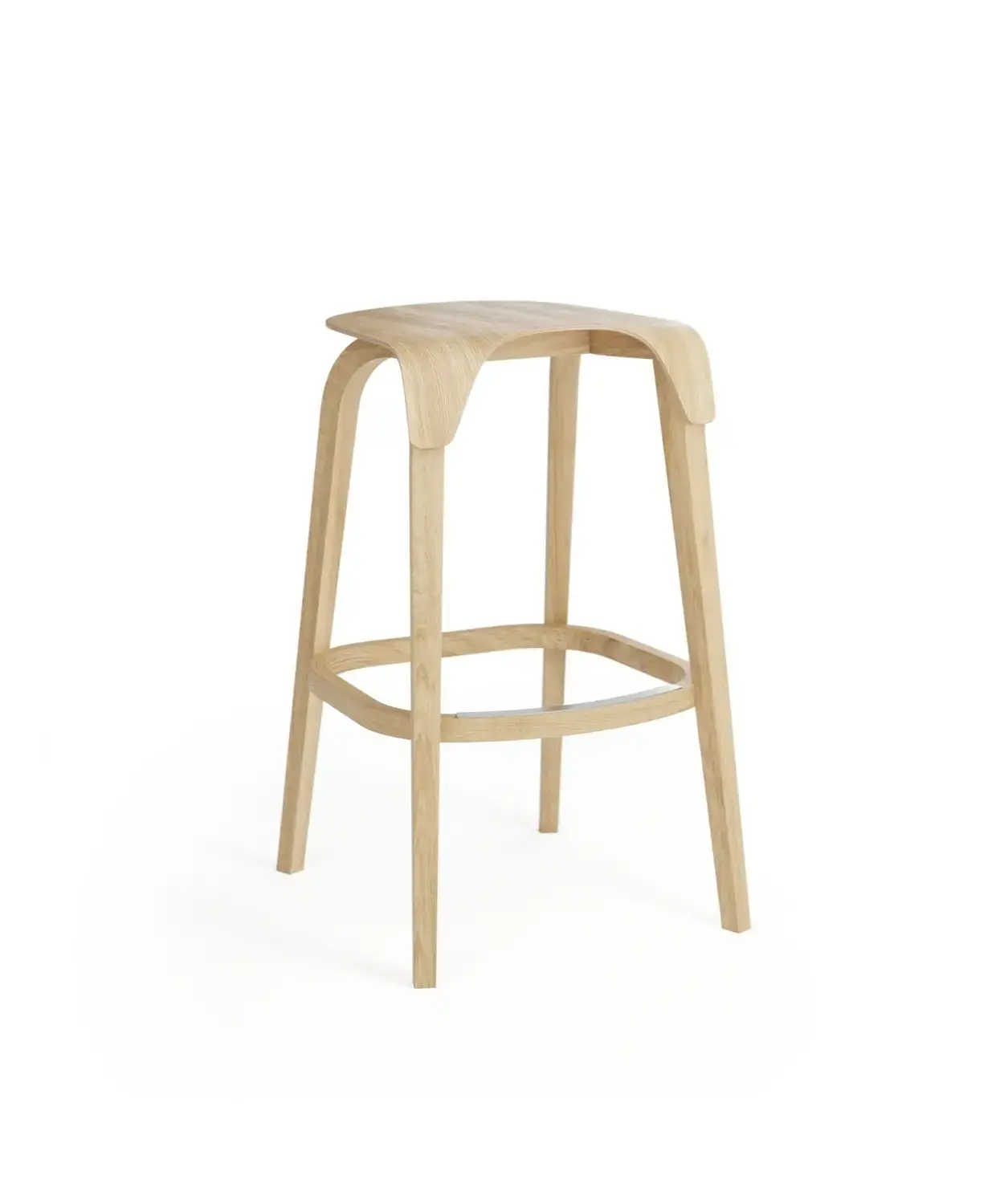 Leaf Stool Without Backrest By TON | Innerspace - Australia