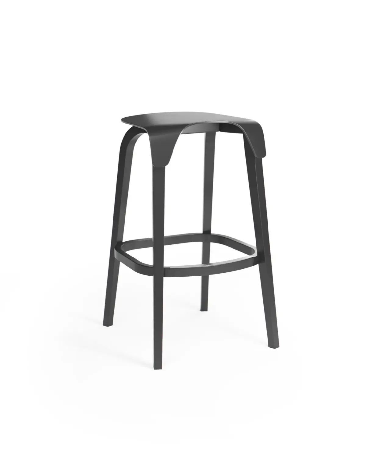 Leaf Stool Without Backrest By TON | Innerspace