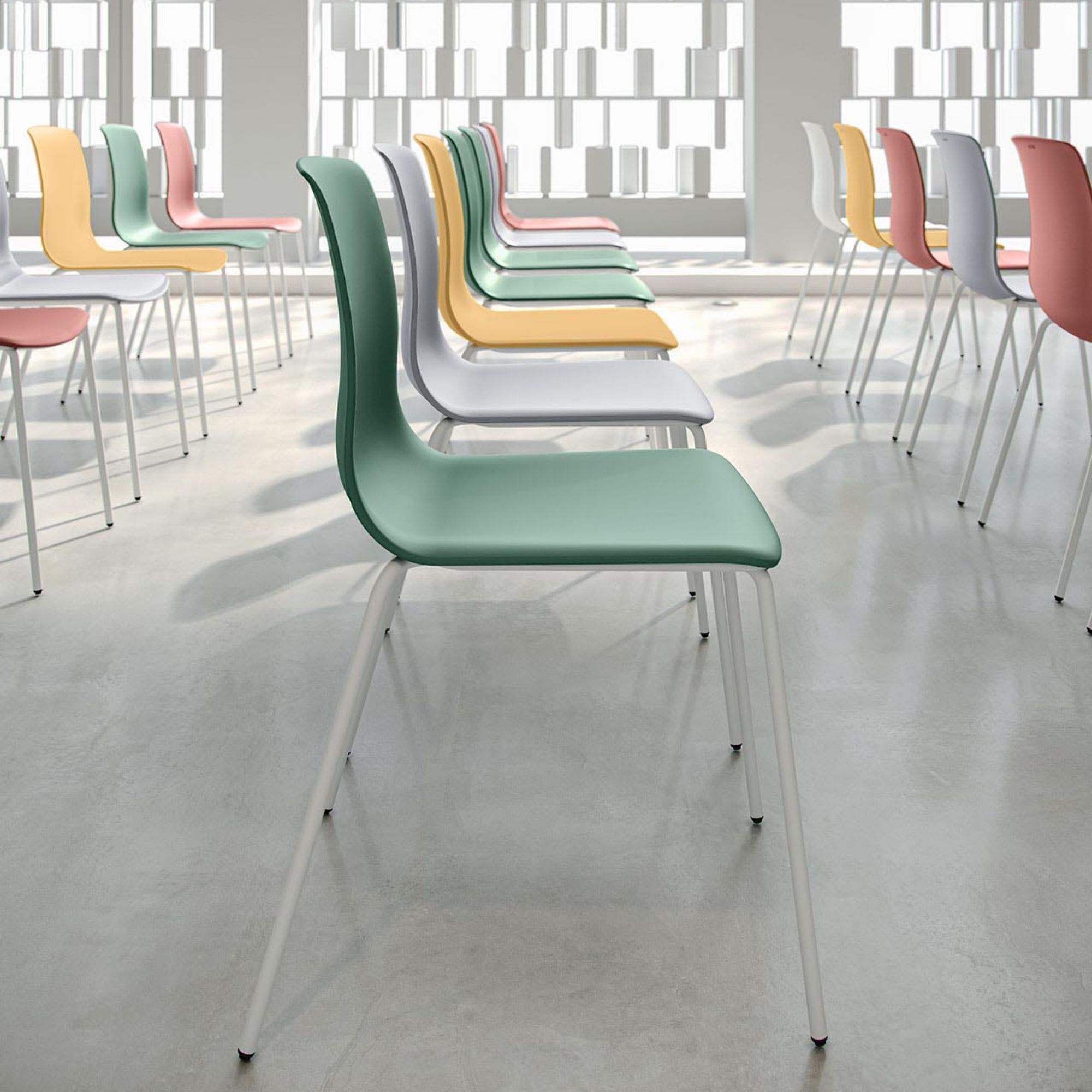 Noom Series 50 Metal 4 Leg Chair By Actiu | Innerspace Australia
