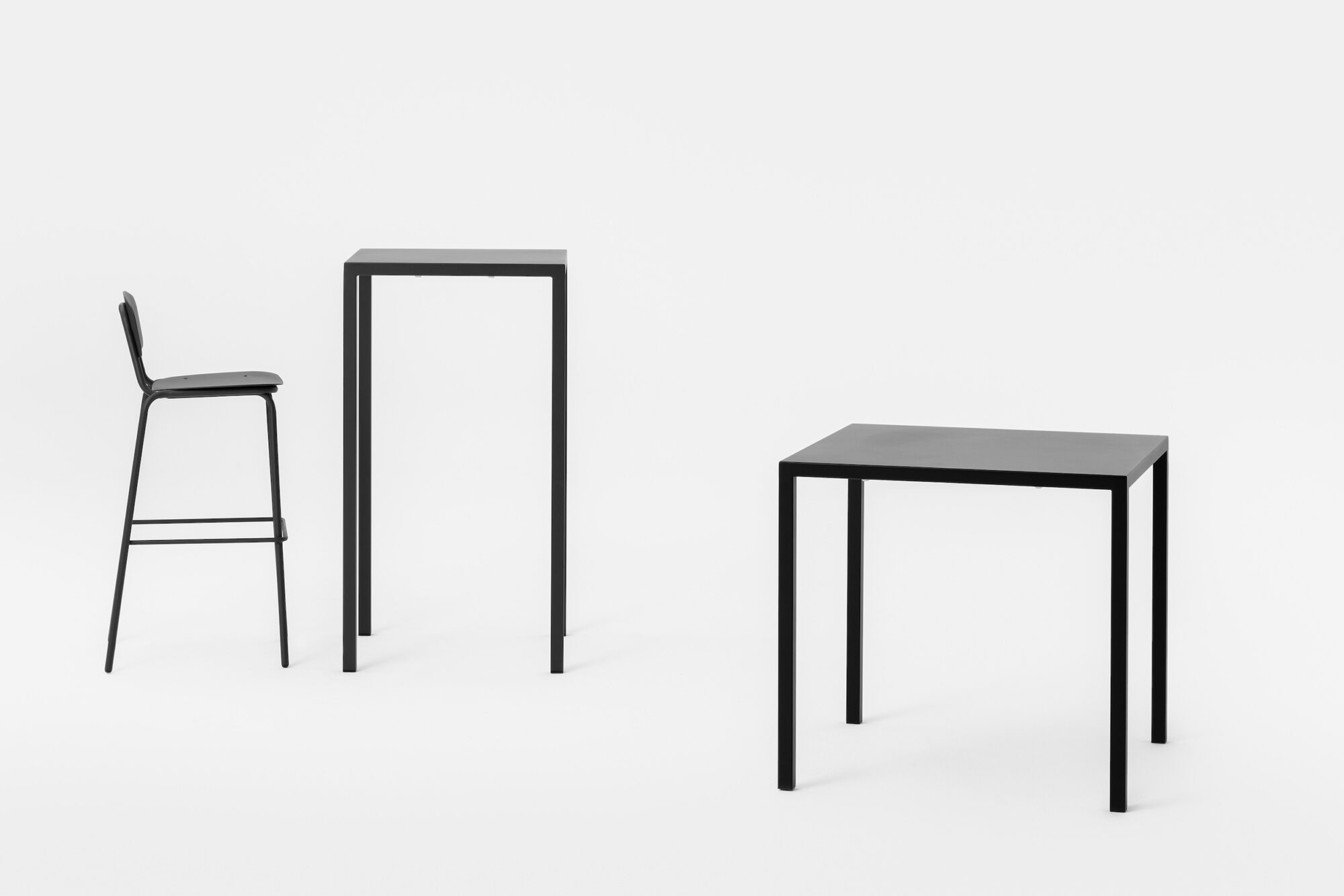 Simple Outdoor Metal Stool By Mara | Innerspace - Australia